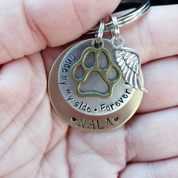 Personalized Dog Memorial Key Chain, Cat Memorial Key Chain, Pet ...