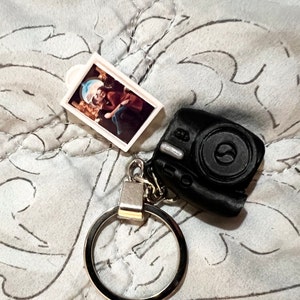 Mini Camera Keychain and Your Own Personalized Photo. Camera Keychain ...