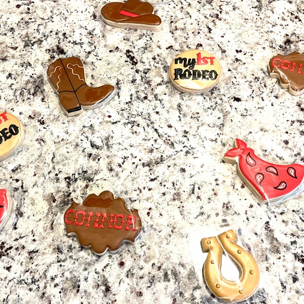 My First Rodeo Cookies - Etsy