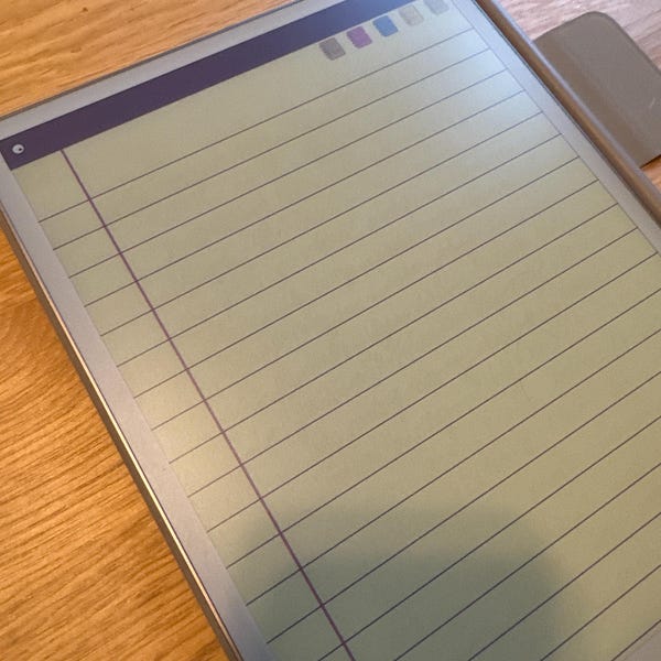 Remarkable Paper Pro Legal Pad Template Digital Multi Color Hyperlinked ...