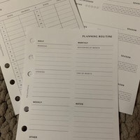 TV Series Tracker Printable Inserts A6 TV Show Checklist Template PDF ...