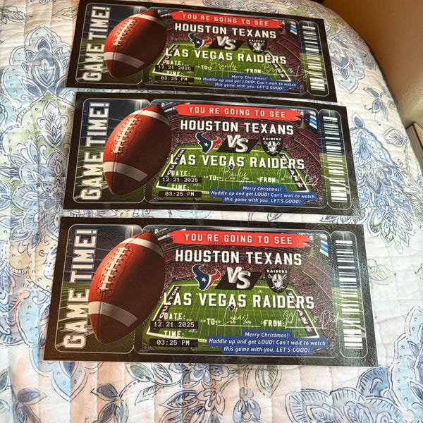 Football Ticket Template, Football Gift Certificate, Editable NFL Game ...