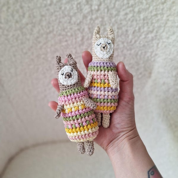 Worry Llama Crochet Pattern: Amigurumi Anxiety Doll (PDF Download) - Etsy