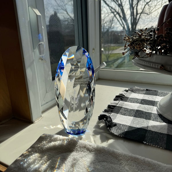 Crystal Semi Truck Figurine, Award, 18-wheeler, 3 Sizes Available ...