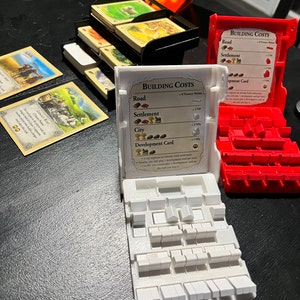 Tray Catan SF C&K catan Seafarers Cities and Knights/player Pieces ...