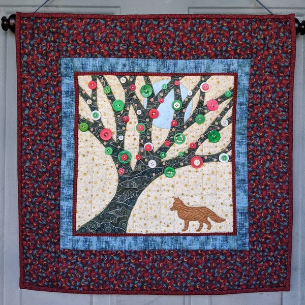 Seasonal Button Tree Quilted Wall Hanging Pattern PDF Download - Etsy