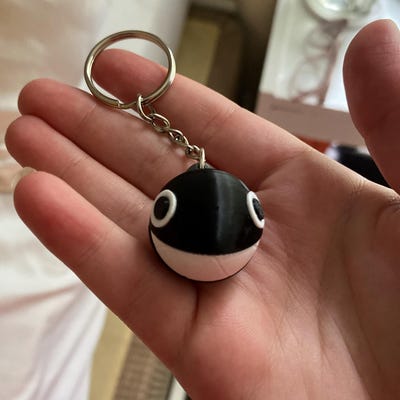 Chain Chomp 3D Printed Keychain - Etsy
