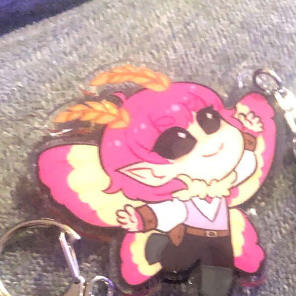 YCH Commission Chibi Hanging Custom Acrylic Keychains [CUSTOM ORDER] - Etsy