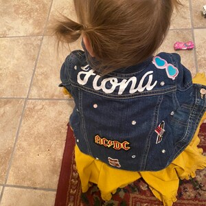 Kids Custom Clothing Custom Jean Jackets Personalized Kids | Etsy