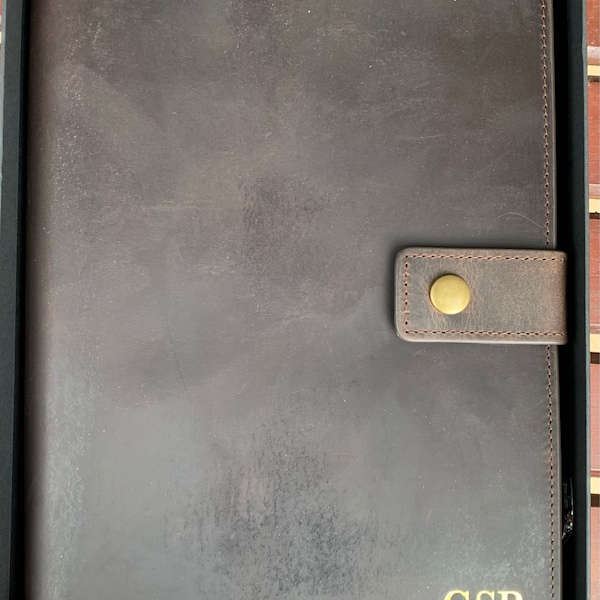 Full Grain Premium Leather Refillable Journal Cover With A5 Lined ...