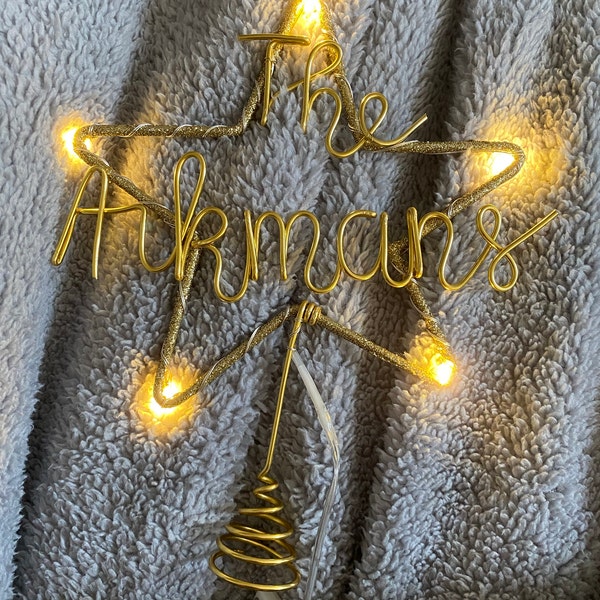 Custom Wire Words Alf Font Personalised Wire Words Custom Wall Art Wall ...