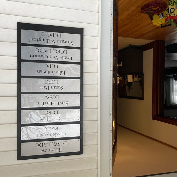 High Visibility Address Numbers | Reflective Metal Address Numbers | 6 ...