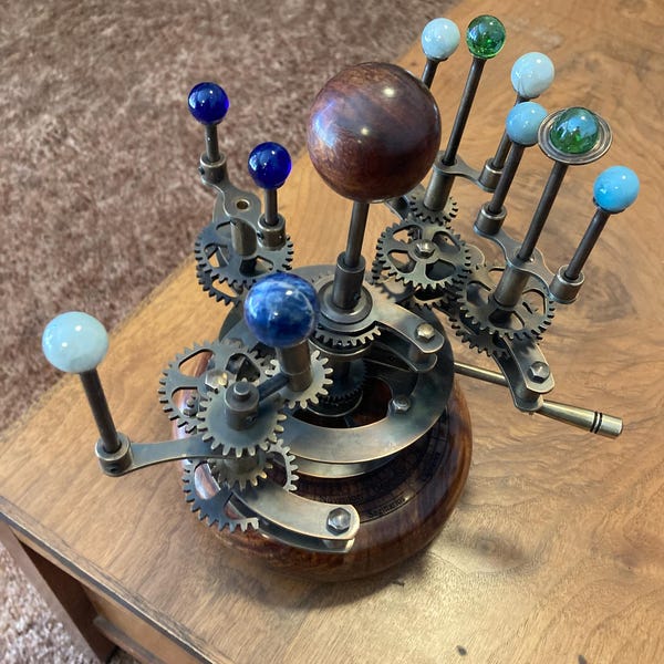 Orrery Luxury Home Décor Solar System Model 8" Gift for Husband ...