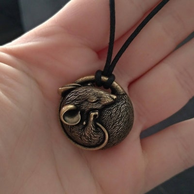 Bronze Miniature Sleeping Mouse Brass Animal Sculpture Mouse - Etsy