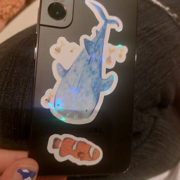 Acrylic Shrimp Keychain | Holo Acrylic Shrimp Keychain, Holographic ...