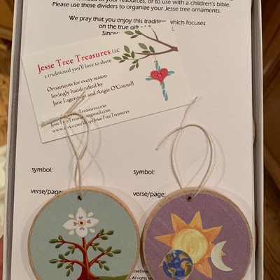 Jesse Tree Ornaments List 2 Set for Unwrapping the Greatest Gift: A ...