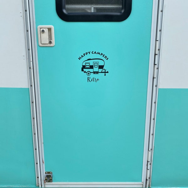 Retro Trailer Trash Decal for Your Garbage Can - Etsy