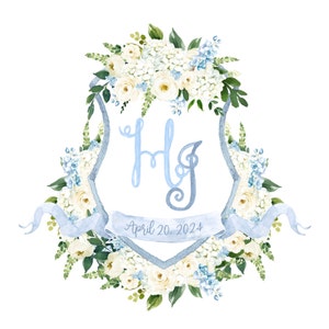 Custom Wedding Crest Custom Crest Wedding Crest Wedding Logo ...
