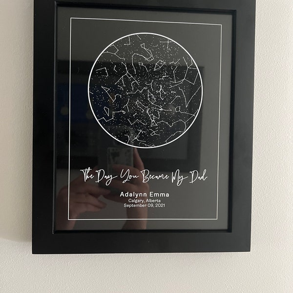 Custom Star Map by Date Night Sky Print Personalized Gift for Her ...