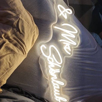 LED Neon Sign Wedding Neon Sign Neon Sign Light Personalized Neon Sign ...