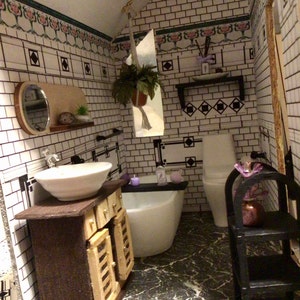 1/12 Scale Modern Toilet | Etsy