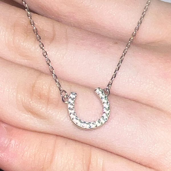 Sterling Silver Four Interlocking Circles Pendant Necklace With Dotted ...