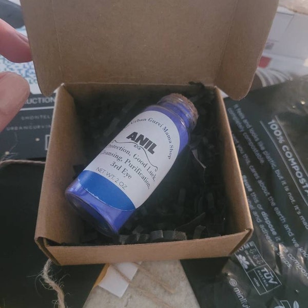 Blessed Anil Powder in Apothecary Corked Vial || Hand-ground || Bolsa ...