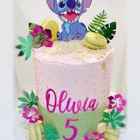 Stitch Cake Topper Set - Etsy UK