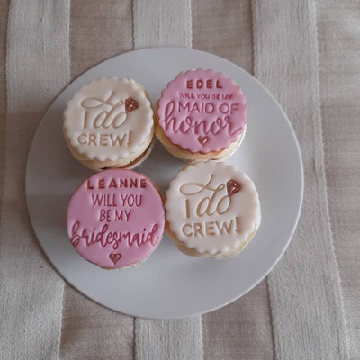 Will You Be My Bridesmaid / Maid of Honor Cookie Stamps/embossers - Etsy