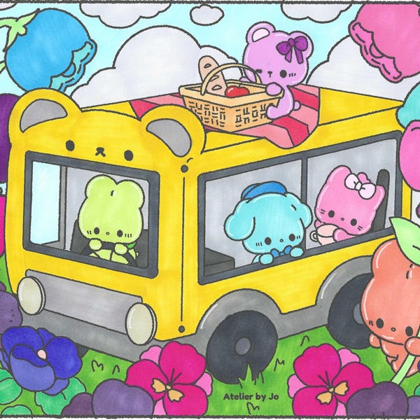 Digital Cozy Coloring Page Bundle 11 Original Illustrations for Adults ...