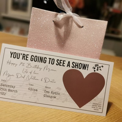 Personalised Surprise Birthday Card Personalised Surprise Theatre ...