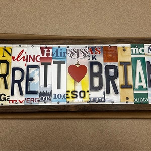 Happy Campers Custom License Plate Sign RV Life Camping Sign - Etsy