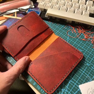 Leather Front Pocket Wallet Digital Pattern for LASER CUTTING Laser ...