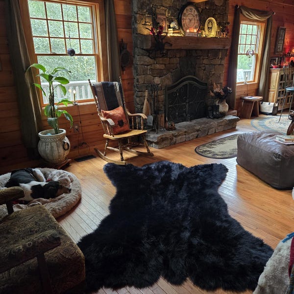 Plush Faux Fur Polar Bear Skin Pelt Rug, All Colors and Sizes, Thick ...