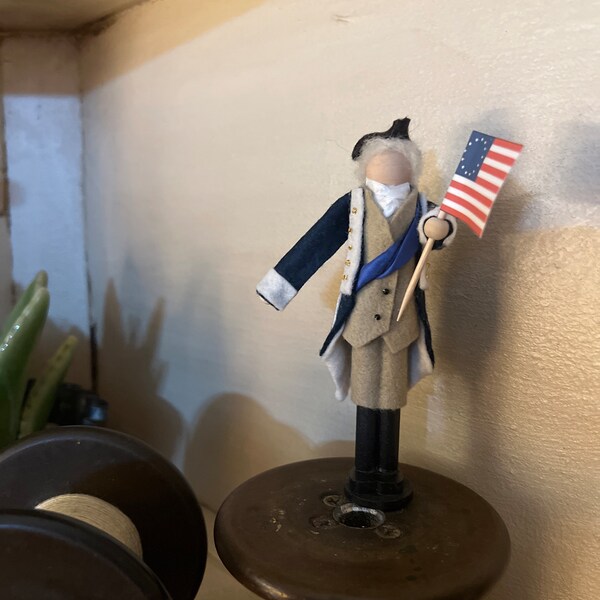 George Washington Ornament, Founding Fathers Ornaments, American ...