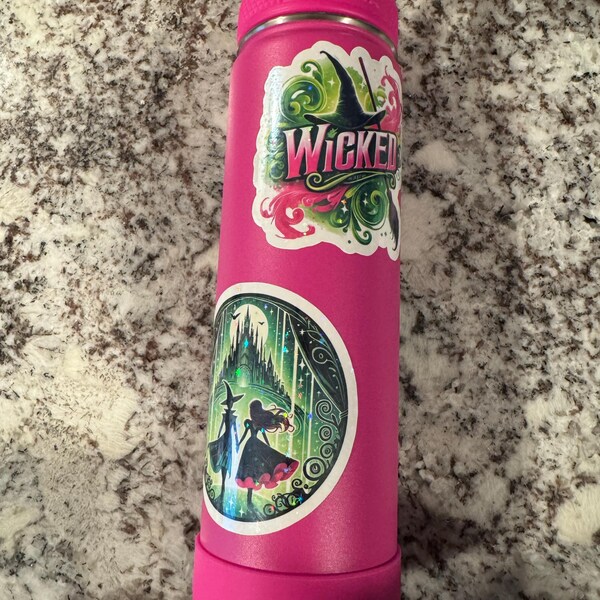Wicked Sticker, Galinda, Elphaba and Galinda in Bubble, Movie Wicked ...