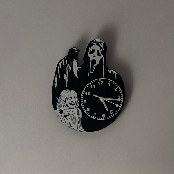 Scream Inspired Ghostface Clock - Etsy UK
