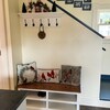Wood Hanging Plate Rack and Primitive Country Shelf Kitchen Wall ...