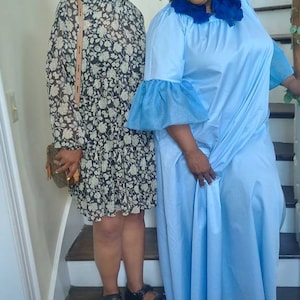 White Dress for Beach, White Robe in Chiffon, Waist Fastened Beach ...