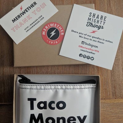 Taco Money... Money Pouch - Etsy
