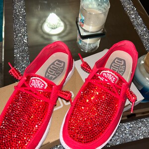 Bedazzled Dark Grey Hey Dude Shoes Black Diamond Original Design Dudes ...