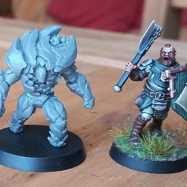 Human Adventurer Dnd Inspired Fantasy Dnd Tabletop RPG Mini Great ...