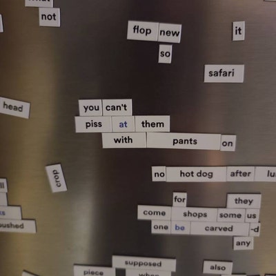 I Think You Should Leave Magnetic Poetry Kit Season 2 ITYSL Merch - Etsy