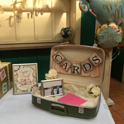 Travel Themed CARDS Banner Travel Themed Wedding Cards Banner Map ...