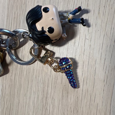 Crystal Microphone Keychain / BTS Jin Edition / Swarovski - Etsy