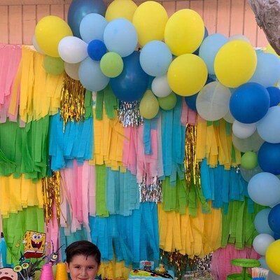Balloon Garland DIY Kit Sponge Bob Theme - Etsy