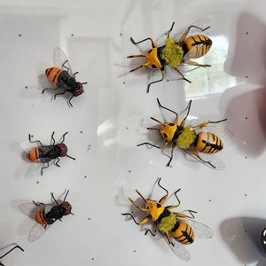 Ladybug, Bug Magnet, Small Size Handmade Clay Magnet Insect Figurine ...