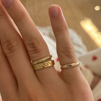 Pinky Initial Ring, Personalized Signet Ring, Custom Pinky Ring, Gold ...