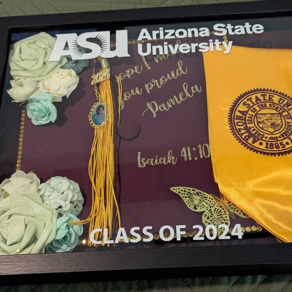 Graduation Cap Tassel Shadowbox, TASSEL Was WORTH the HASSLE, Milestone ...