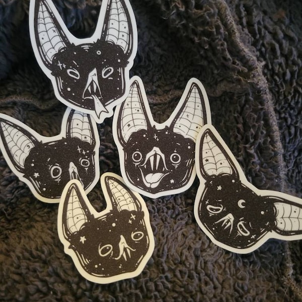 VAMPIRE BAT Sticker Pack, Creepy Cute, Goth - Etsy
